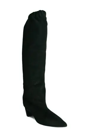 Ash Victoria Over The Knee Boot - Black