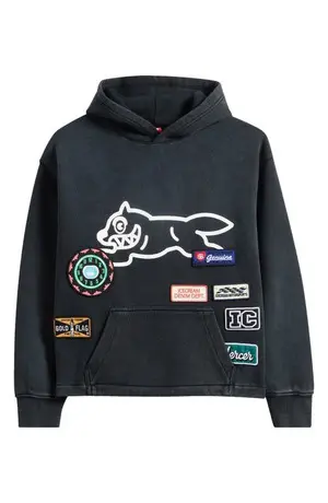 ICECREAM Bacon Cotton Graphic Hoodie - Jet Set