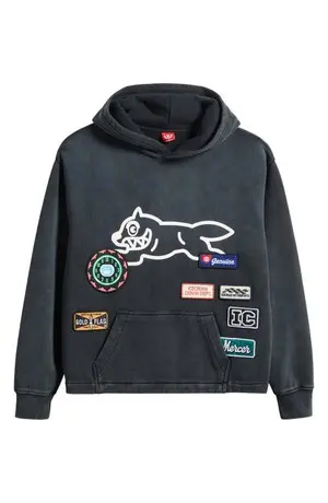 ICECREAM Bacon Cotton Graphic Hoodie - Jet Set