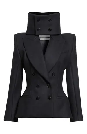Matieres Fecales Brigitte Wool Blend Blazer