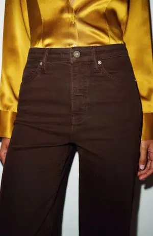 REFORMATION Bex Super Stretch High Waist Wide Leg Jeans