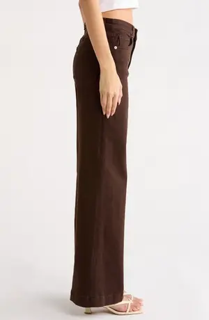REFORMATION Bex Super Stretch High Waist Wide Leg Jeans
