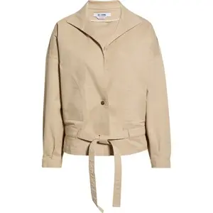 RE/DONE Debbie Cotton Blend Tie Waist Jacket