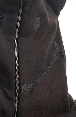 MARKET Smiley Devil Full Zip Hoodie - Black