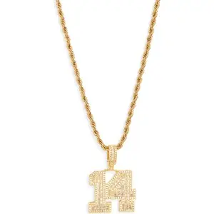THE SIS KISS Game Day Bling Pendant Necklace