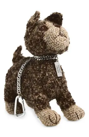 CHOPOVA LOWENA Puppy Pet Keychain - Brown