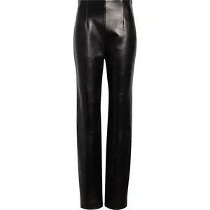 Khaite Ryden Leather Pants - Black