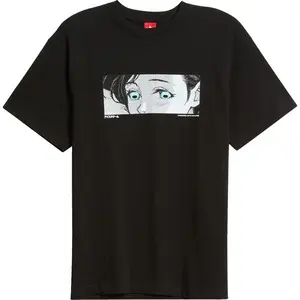ICECREAM Elderflower Cotton Graphic T-shirt - Black