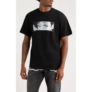 ICECREAM Elderflower Cotton Graphic T-shirt - Black