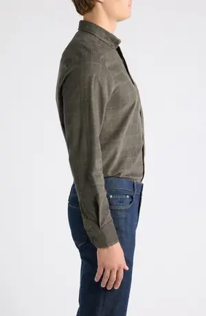 Johnston & Murphy Sherwood Corduroy Button-down Shirt