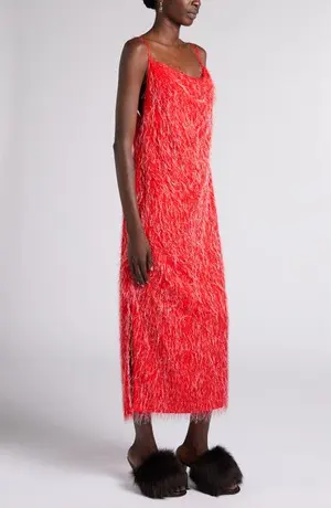 Bottega Veneta Fil Coupé Midi Dress