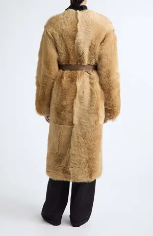 FFORME Demi Genuine Shearling Coat