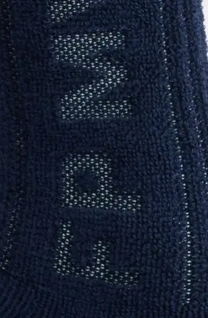 Free People Recovery Cotton Blend Terry Crew Socks - Midnight