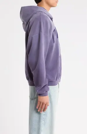 REPRESENT Owners Club Graphic Full Zip Hoodie - Deep Purple