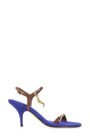 Chloé Zia Chain Drape Sandal - Olympic Blue