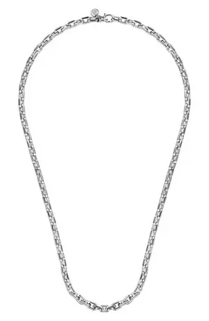 GABRIEL & CO. Faceted Link Chain Necklace