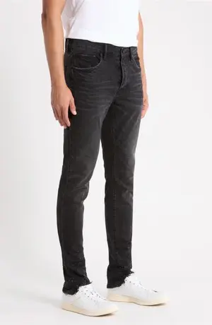 PURPLE BRAND High Contrast Bling Skinny Jeans