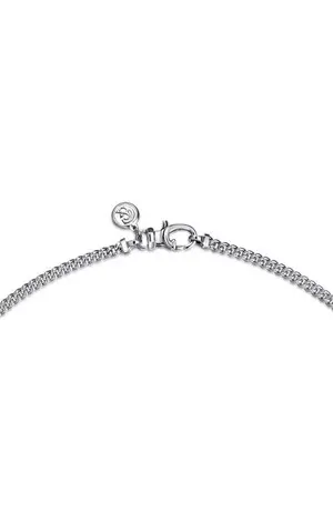 GABRIEL & CO. Contemporary Curb Chain Necklace