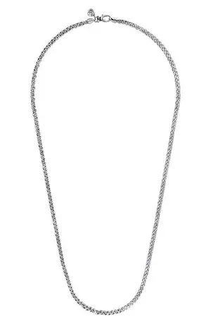GABRIEL & CO. Facets Wheat Chain Necklace
