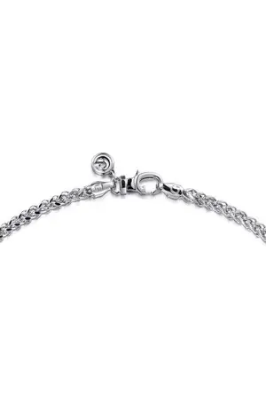 GABRIEL & CO. Facets Wheat Chain Necklace