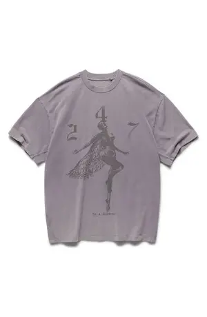 REPRESENT 247 Fallen Angel Graphic Tee - Graphene