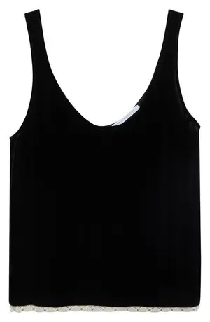 Maria Mcmanus Lace Edge Scoop Neck Camisole