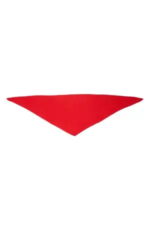 Nordstrom Wool & Cashmere Blend Triangle Scarf - Red