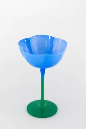 JEANNE FITZ Ombre Flower Coupes, Assorted Colors