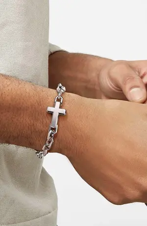 Gabriel & Co. Cross Link Bracelet