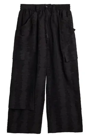 Y3 Deco Stitch Cargo Pants - Black