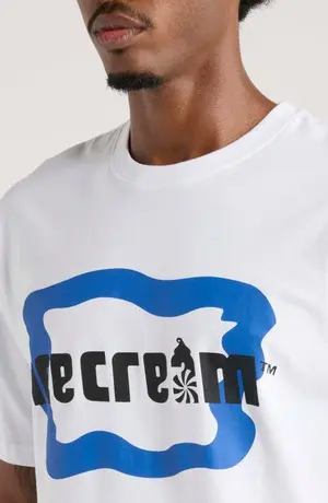 ICECREAM Root Beer Cotton Graphic T-shirt - White