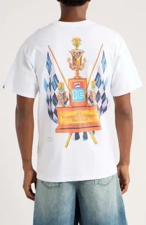 ICECREAM Jasmine Cotton Graphic T-shirt - White