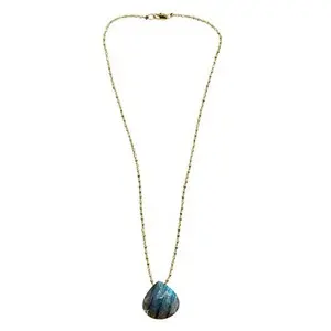 MADISON BEVERLY HILLS Gem Pendant Necklace - Blue