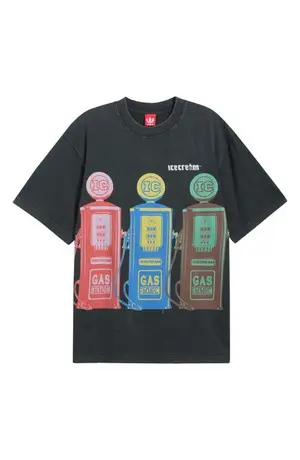 ICECREAM Raspberry Graphic T-shirt - Black