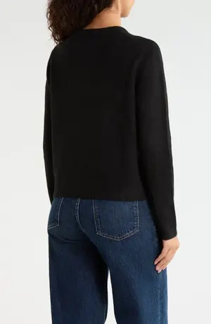 Lucky Brand Floral Embroidered Cardigan