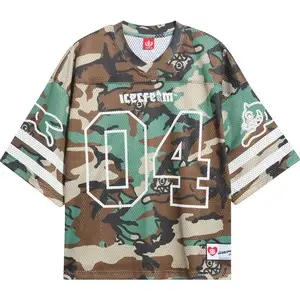 ICECREAM Blackberry Mesh Jersey Graphic T-shirt