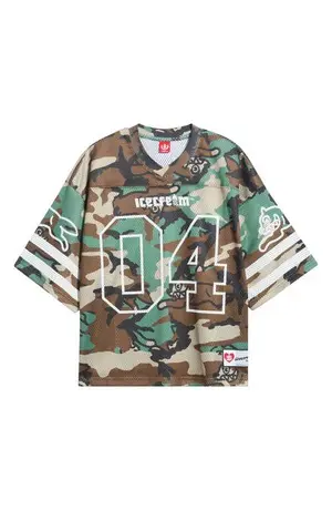 ICECREAM Blackberry Mesh Jersey Graphic T-shirt