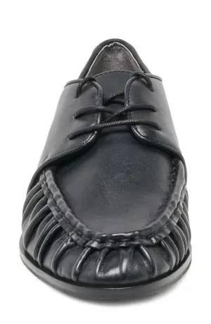 Dolce Vita Banks Lace-up Flat - Black Leather