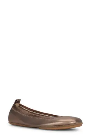 Yosi Samra Samara Foldable Ballet Flat - Bronze