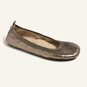Yosi Samra Samara Foldable Ballet Flat - Pewter