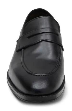 JOHN W. NORDSTROM® Spoleto Leather Penny Loafer - Black Leather