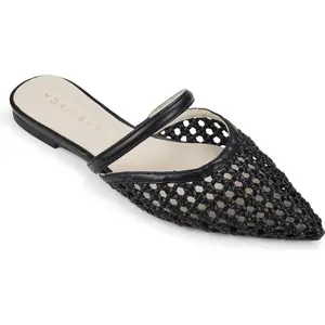 Yosi Samra Justine Pointed Toe Mule - Black