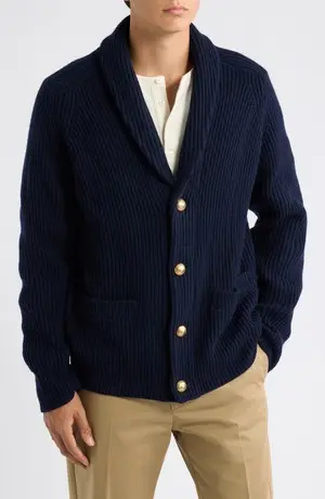 ROWING BLAZERS Fisherman Shawl Collar Cardigan