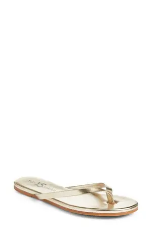 Yosi Samra Rivington Flip Flop - Gold