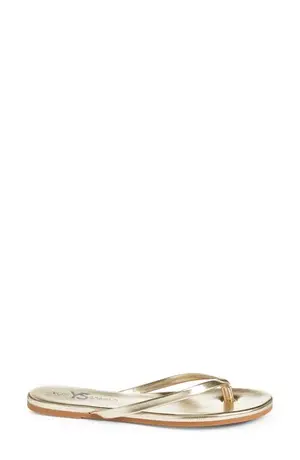 Yosi Samra Rivington Flip Flop - Gold