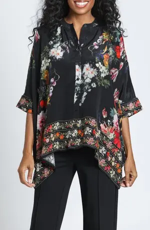 APNY Front Button Kimono Top