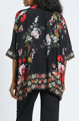 APNY Front Button Kimono Top