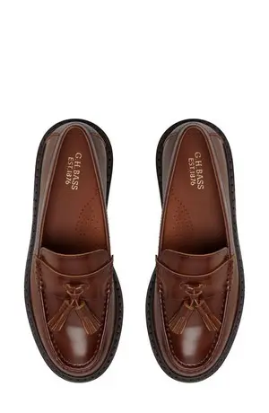 G.H.BASS Margot Leather Tassel Loafer