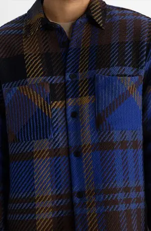 WAX LONDON Whiting Check Shirt Jacket