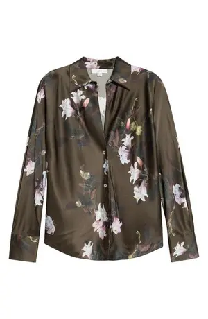 Vince Lily Vine Silk Shirt